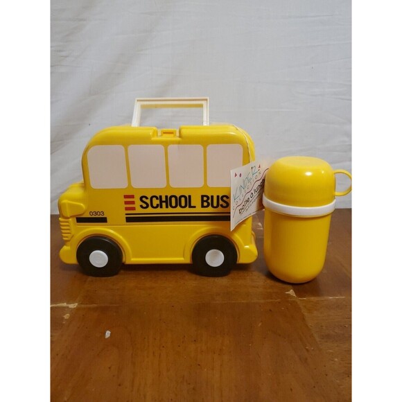 Kinder Collection | Toys | Kinder Collection School Bus Lunch Box With ...